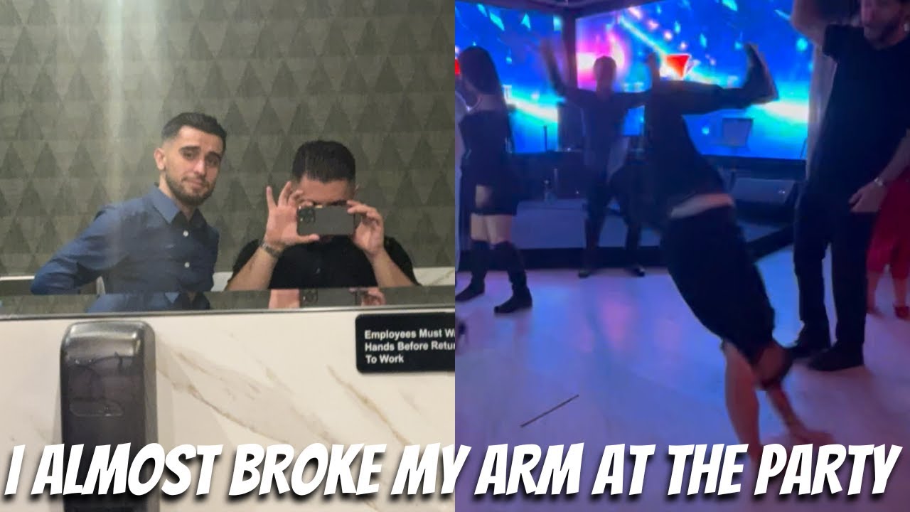 I ALMOST BROKE MY ARM AT THE PARTY... - YouTube