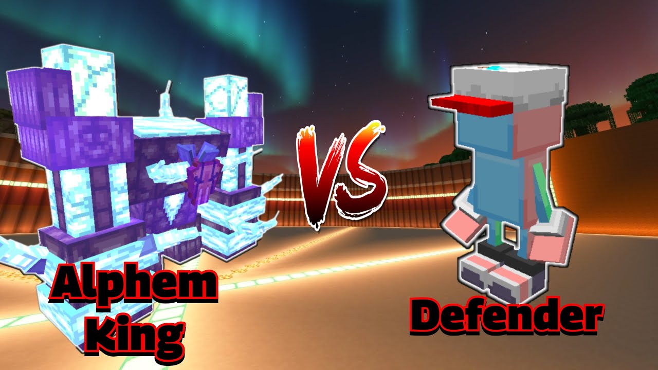 Minecraft |Mobs Battle| Alphem King VS Defender - YouTube