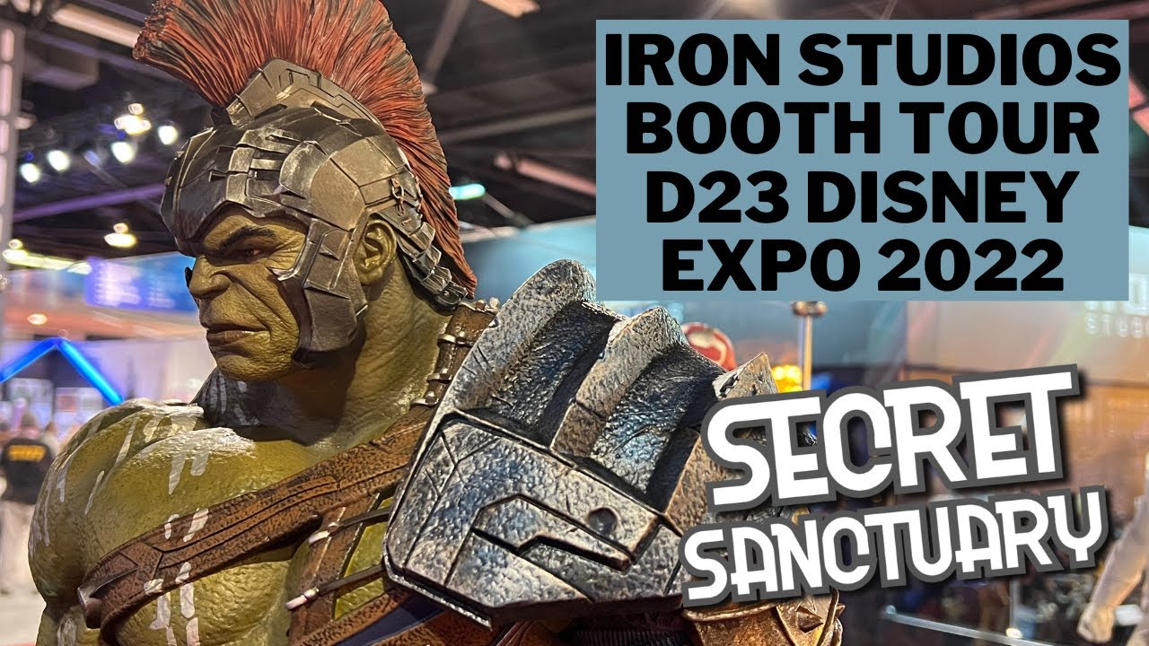 Iron Studios Booth Tour at D23 Disney Expo 2022 - YouTube