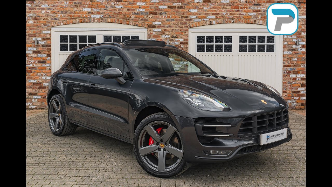 2016/16 PORSCHE MACAN TURBO 3.6 IN AGATE GREY METALLIC WITH FULL ...