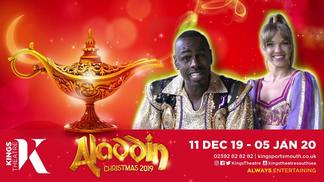 Aladdin 2019 - Portsmouth - The Genie & The Spirit of the Ring! - YouTube
