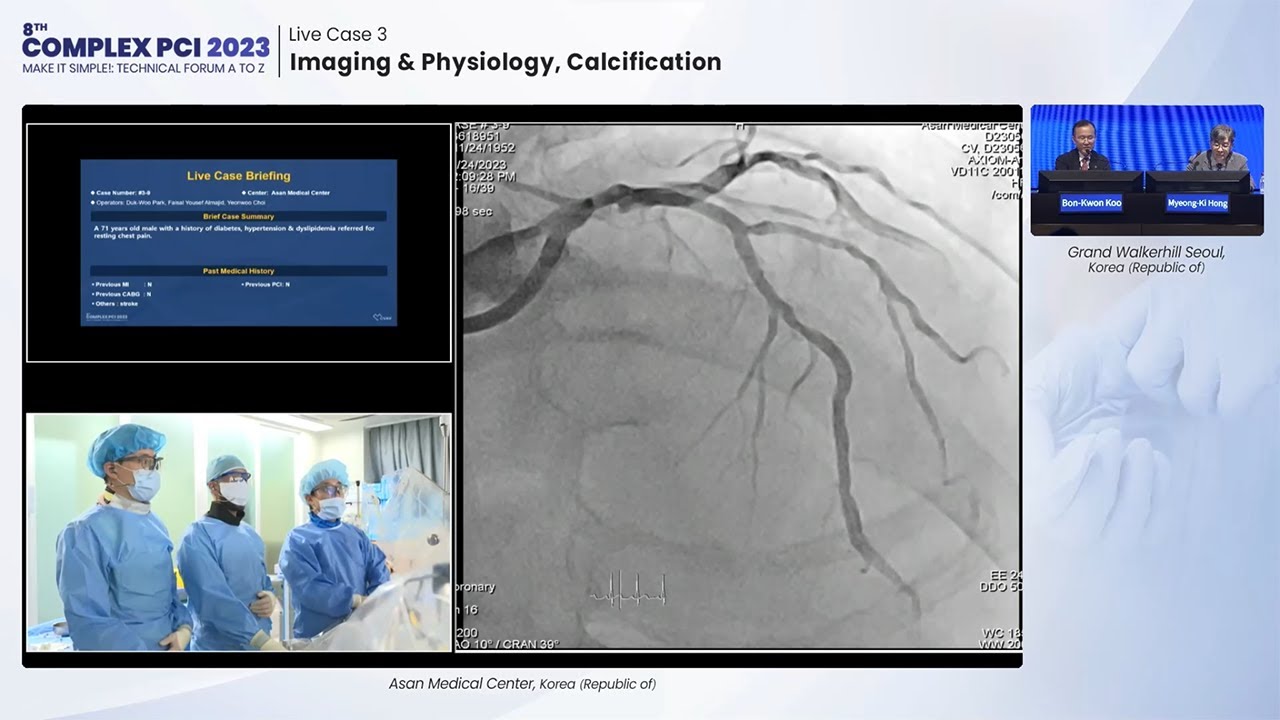 [COMPLEX PCI 2023] Live Case 3: Imaging & Physiology, Calcification ...