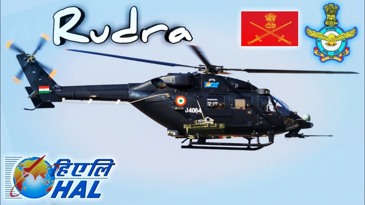 HAL Rudra/Rudra attack helicopter of Indian Air Force and indian Army ...