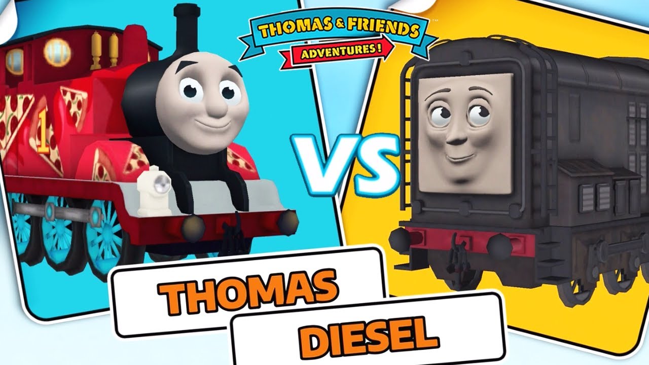 Thomas & Friends: Adventures! - PIZZA THOMAS VS DIESEL FROM SODOR THE ...
