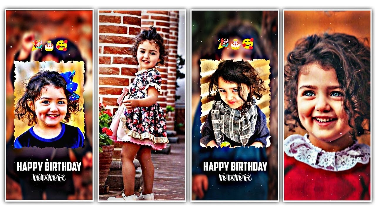 Cute Baby Birthday Video Editing Alight Motion | Small Baby Birthday ...