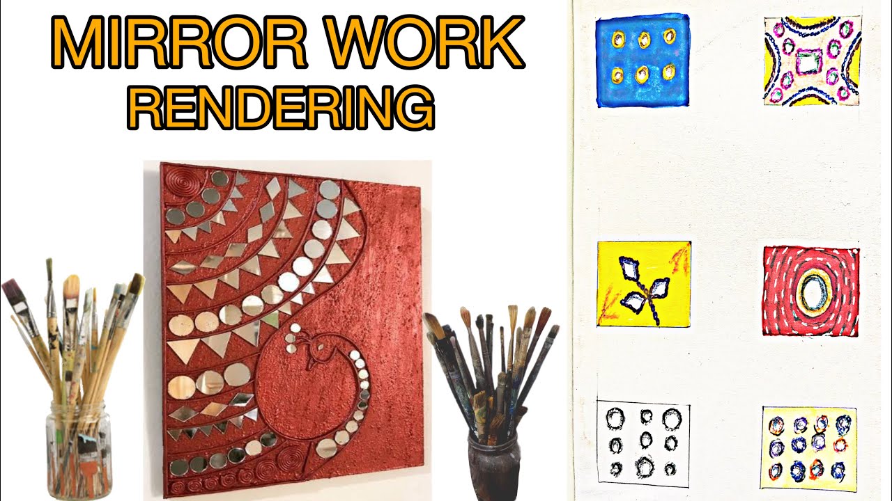 How to do Mirror Work Rendering |fashion illustration | mirror work ...