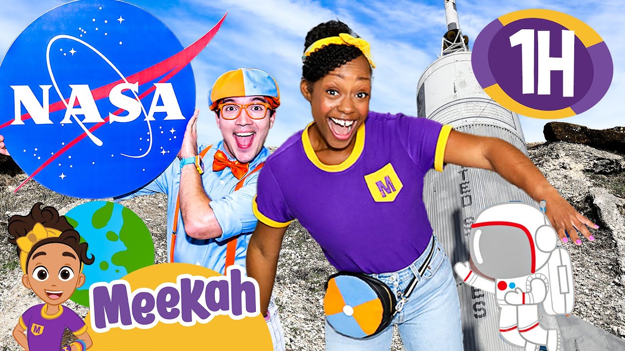 Blippi and Meekah's NASA Space Adventure | Educational Videos for Kids ...
