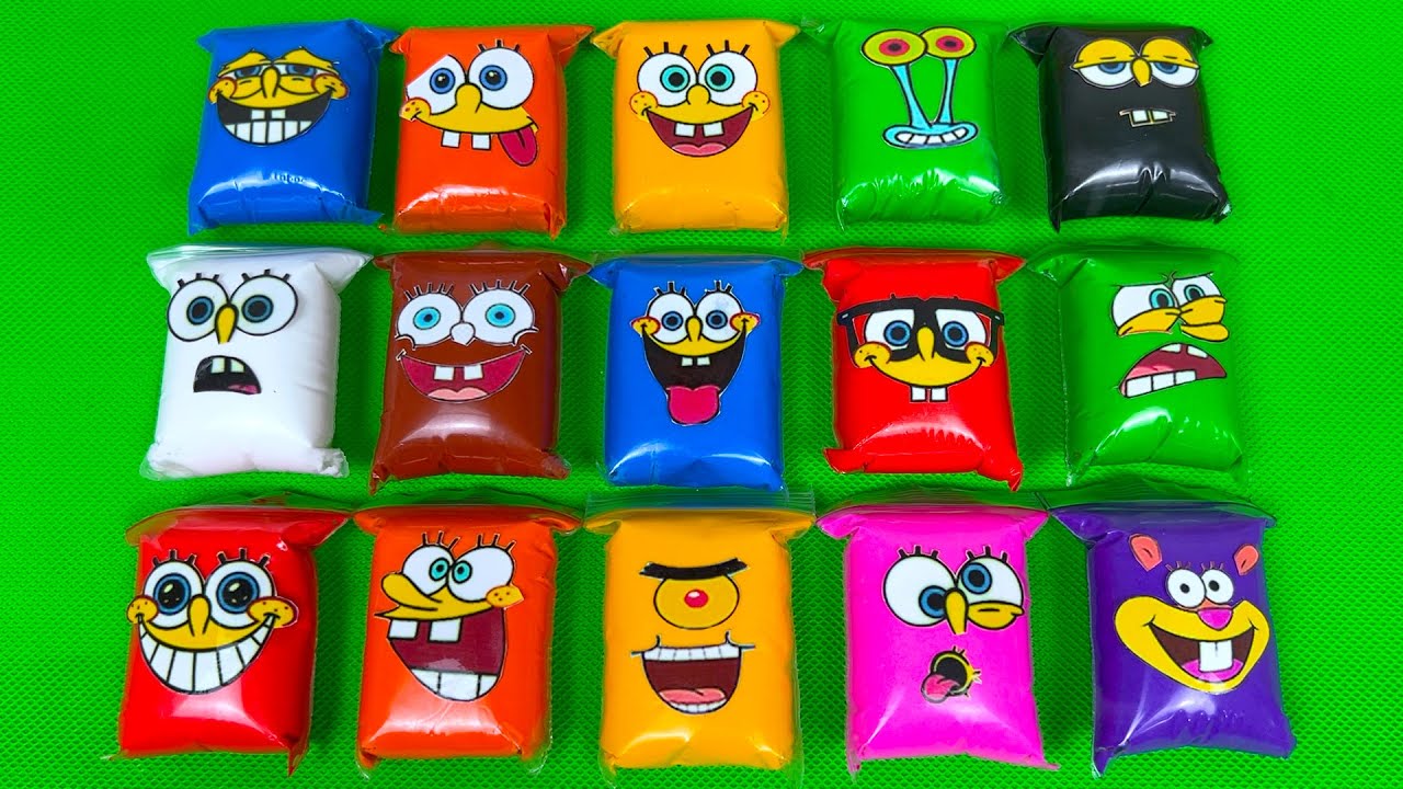 Spongebob Squarepants - Looking SPONGEBOB With Slime MINI BAG, EGG ...