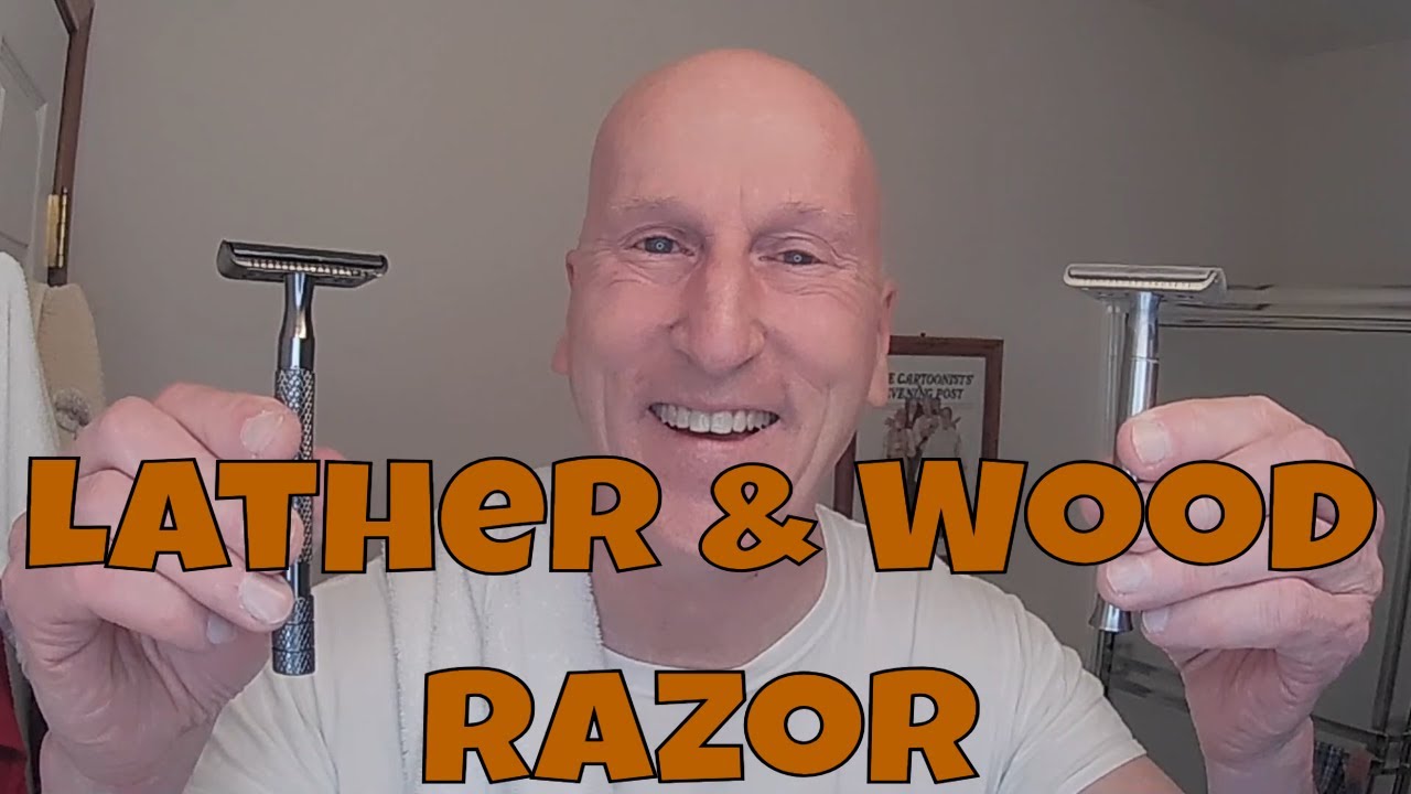 Lather & Wood Razor - YouTube
