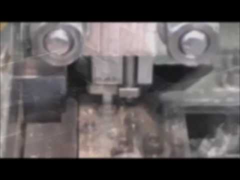Hom Jaw High Speed Fourslide Stamping - YouTube