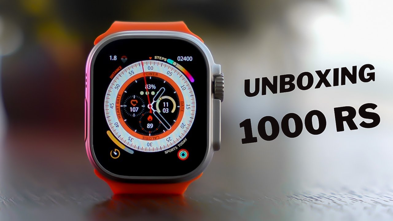 Best Apple Watch Ultra Clone Unboxing & Review | 1000 Rs - YouTube