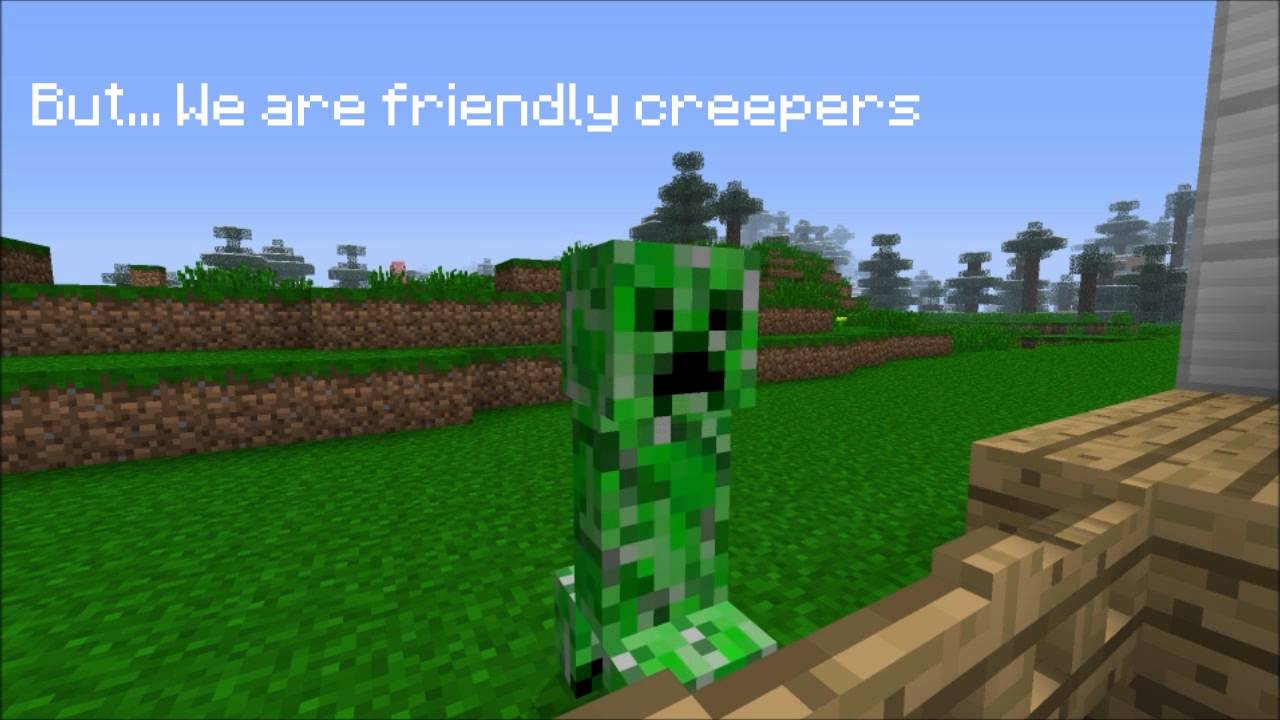 If Creepers were Friendly - Minecraft Machinima - YouTube
