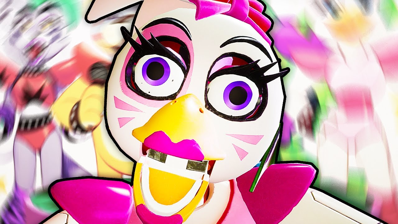 GOT CAUGHT DISTRACTING CHICA in FNAF SECURITY BREACH! - YouTube