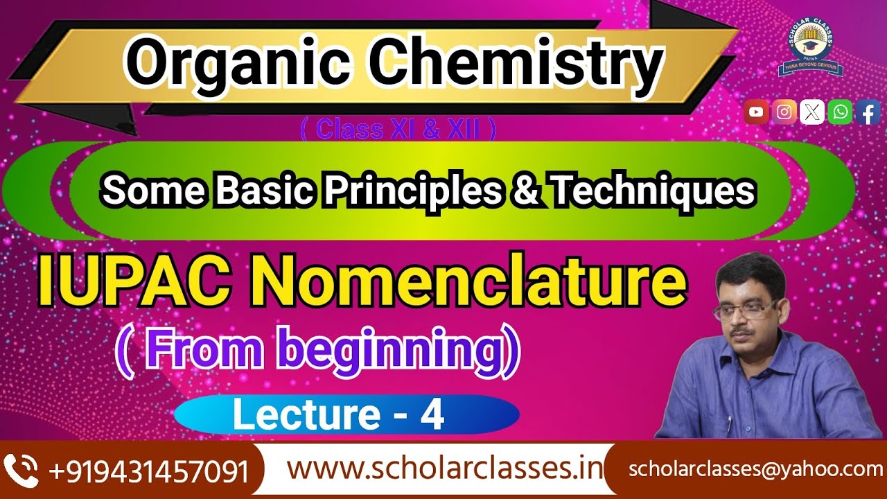 IUPAC Nomenclature containing multiple bonds - YouTube