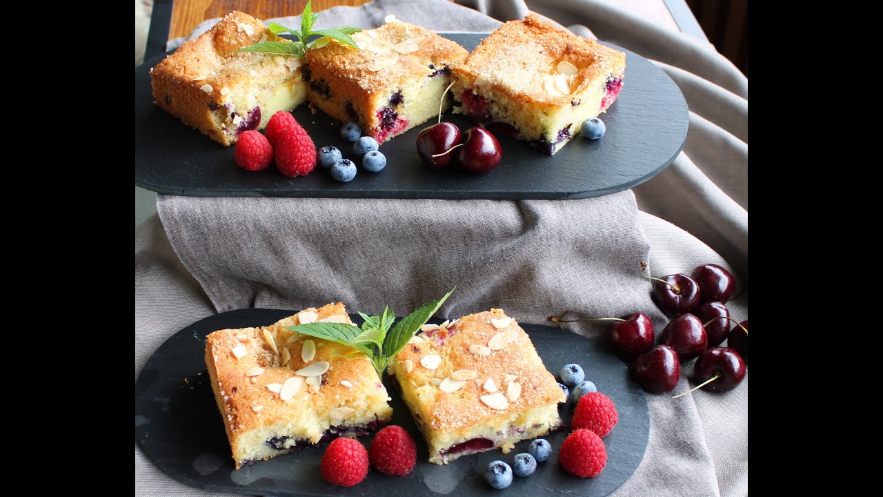 Fruchtpuddingkuchen
