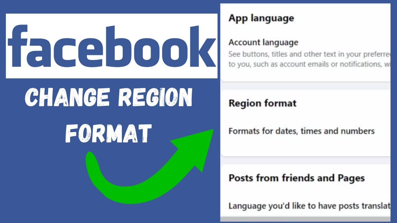 How to Change Region Format on Facebook Laptop/PC (2024) - YouTube