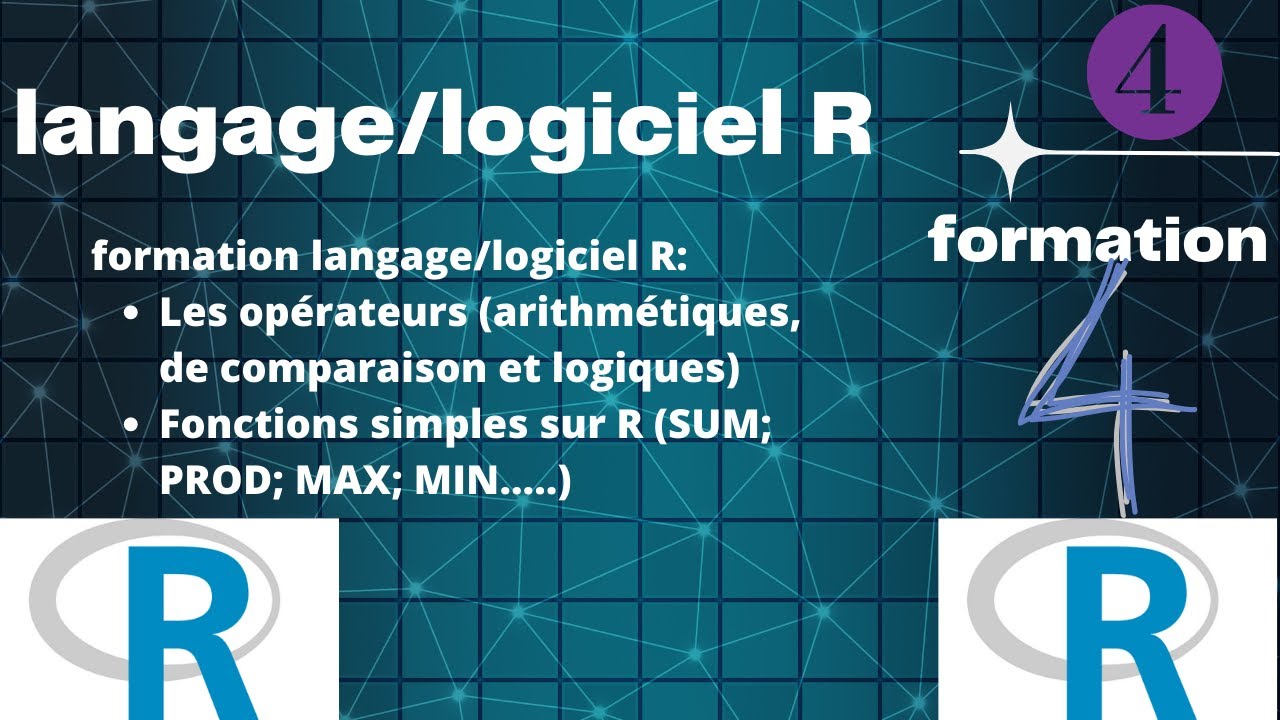 formation langage/logiciel R-4-: Les opérateurs & Fonctions simples sur ...