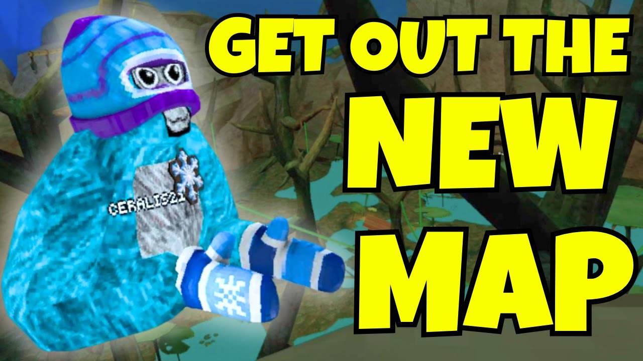 Gorilla Tag How to get out of the New Map! - YouTube