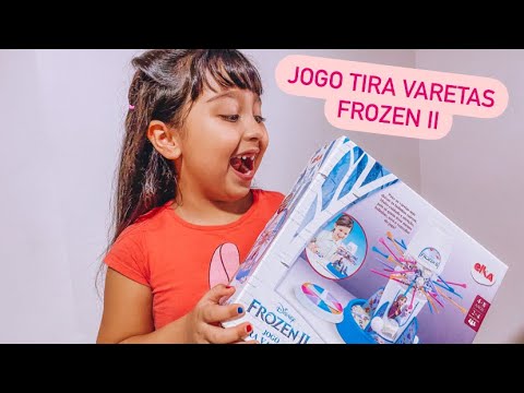 JOGANDO O JOGO TIRA VARETAS FROZEN II - YouTube