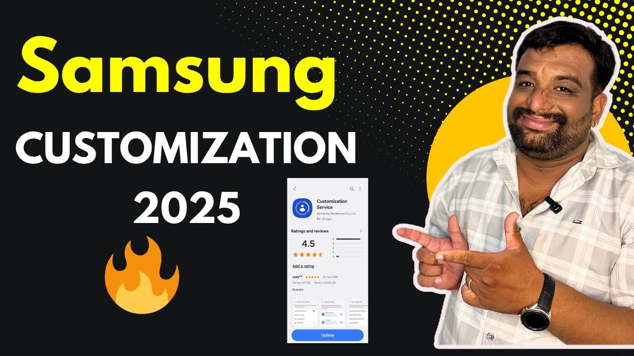 Samsung’s NEW Customization Services Update Complete Explained - YouTube