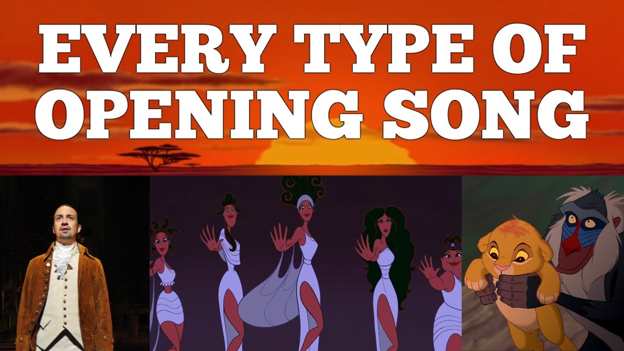 Types of Opening Songs: The First Song in a Musical - YouTube