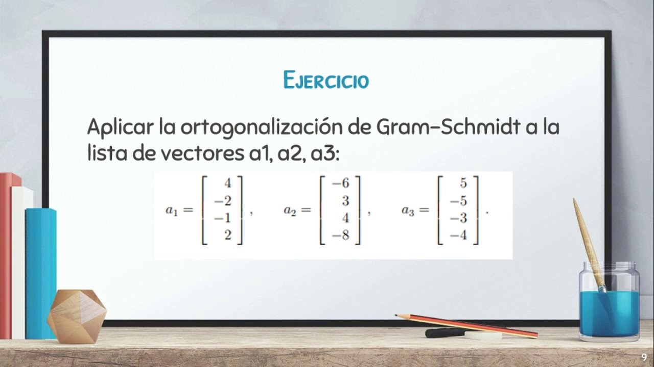 Algebra Lineal. BASE ORTOGONAL - YouTube