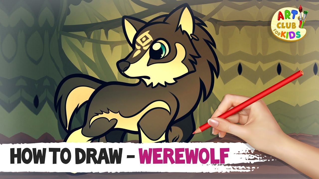 How to draw Werewolf | Halloween Special | Art Club for Kids - YouTube