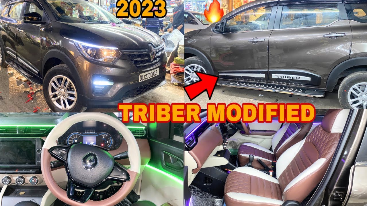 2023 TRIBER FULLY MODIFIED 🔥pura sporty interior 😍k4 ambient light ...