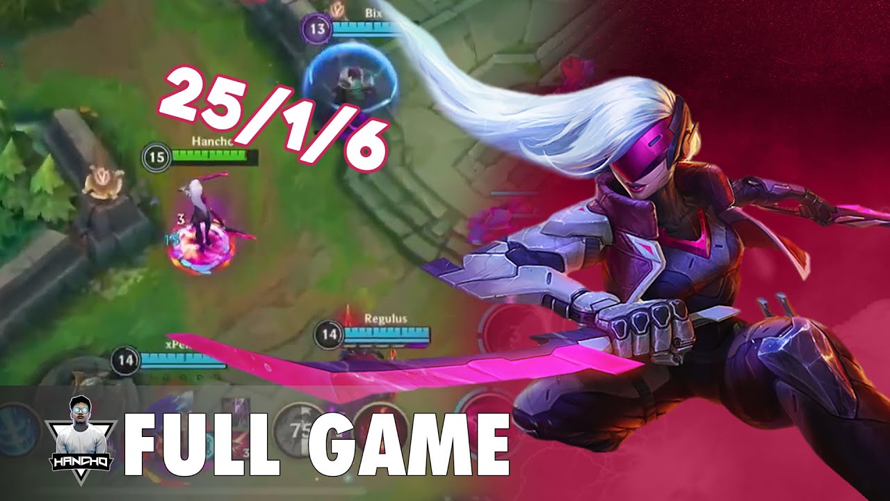 25 KILLS KATARINA GAMEPLAY | Wild Rift Full Game | Hancho TV - YouTube