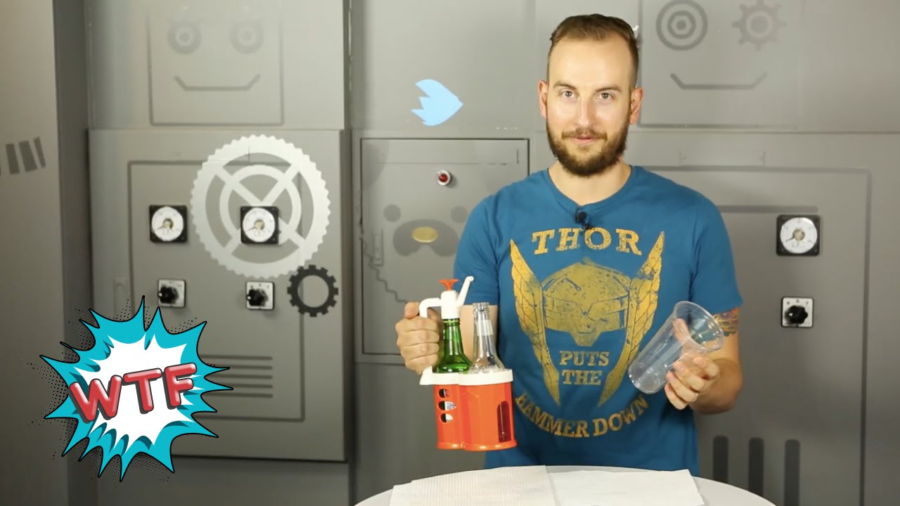 WTF - Soju + Beer Mixer Thingy - YouTube