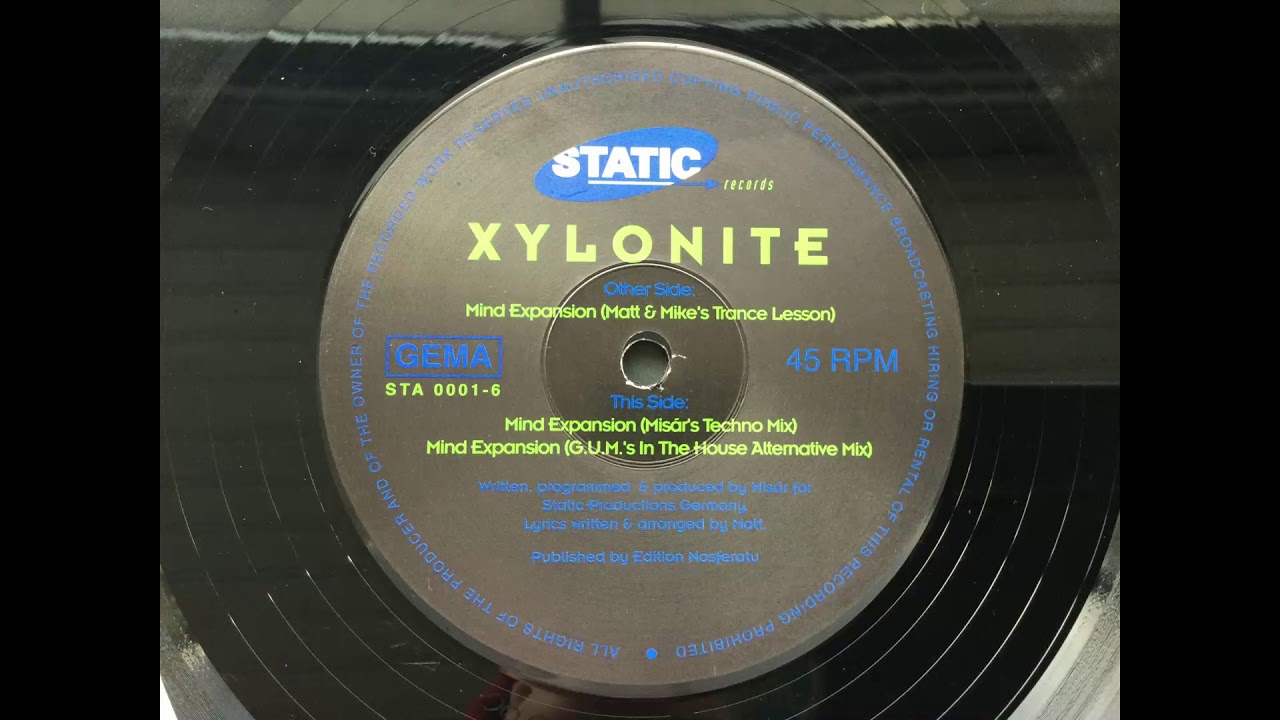 Xylonite - Mind Expansion. Static Records - YouTube