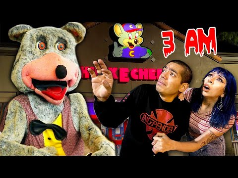 Chuck E Cheese 3AM OVERNIGHT Challenge Part 2 .. (OMG!!) 5 kids Went MISSING!?