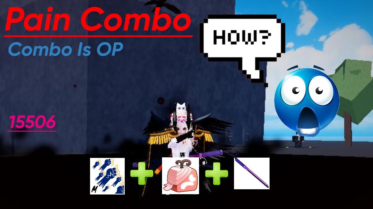 Pain Combo 』🔥 INSANE PAIN COMBO in Blox Fruits! | One-Shot Combo Build ...
