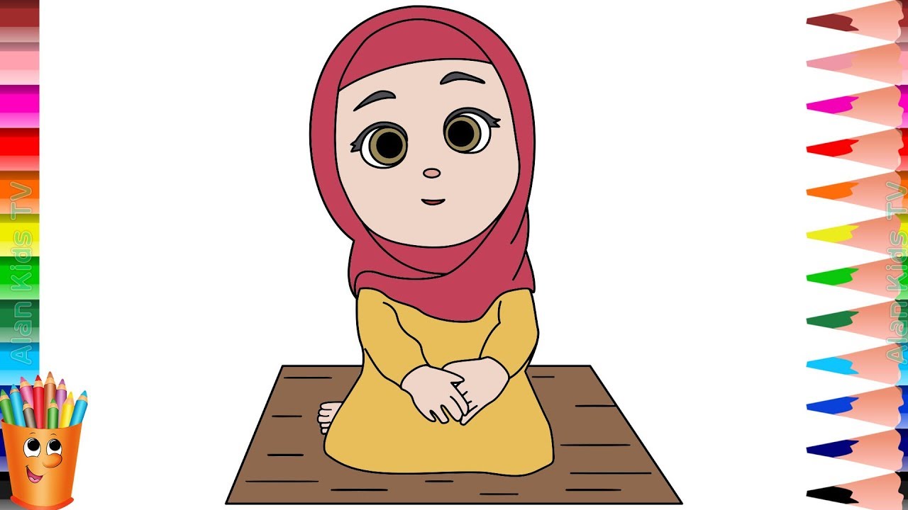 Belajar Menggambar dan Mewarnai Kartun Rara, Learn Drawing and Coloring ...