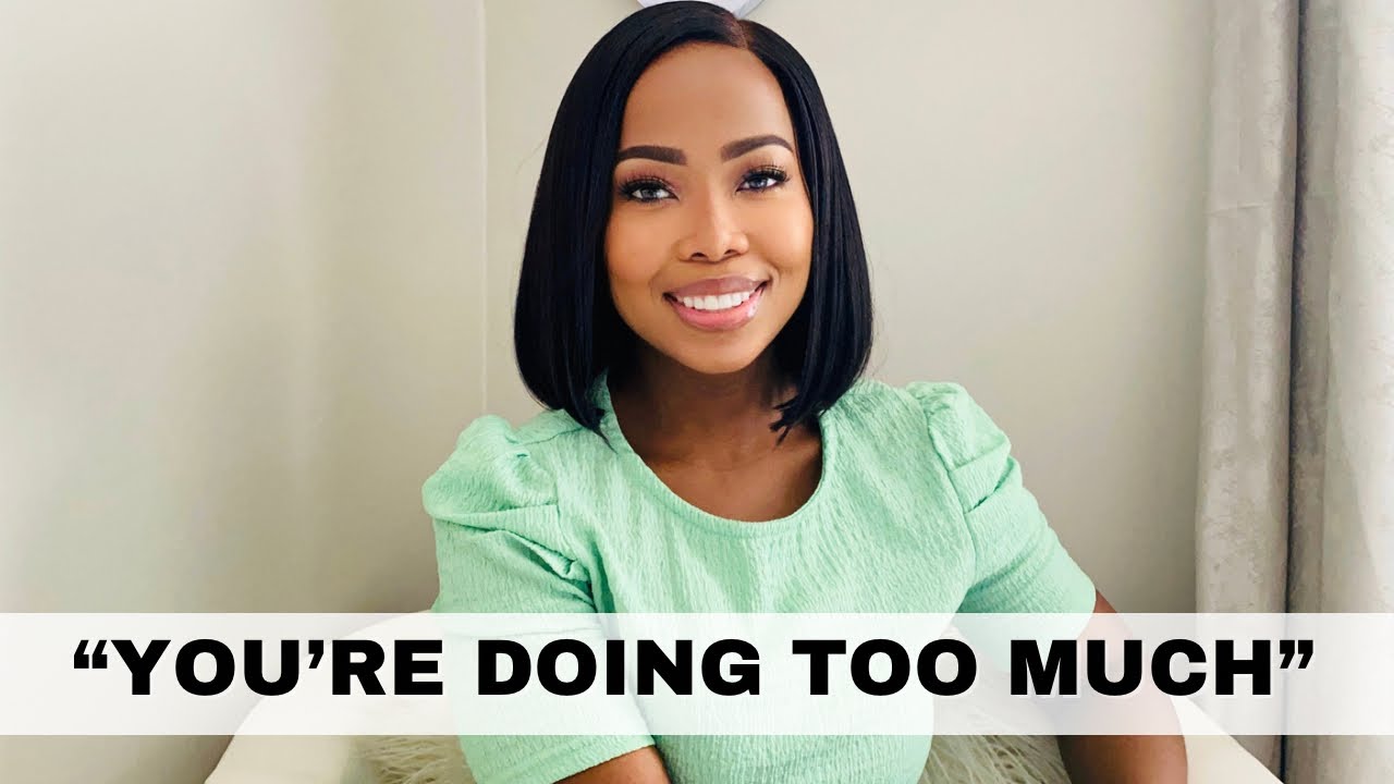 Are You Doing Too Much? - YouTube