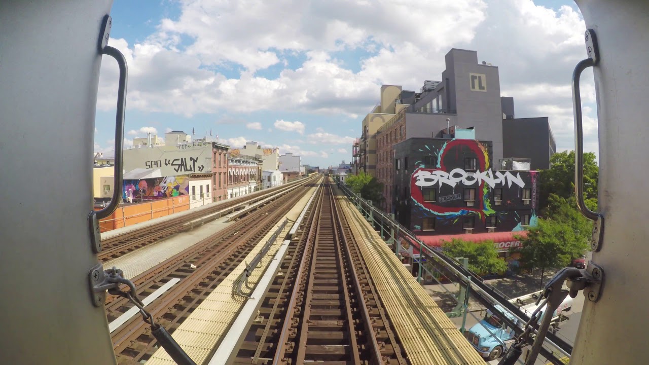 ⁴ᴷ NYC Subway Timelapse | Broad Street to Jamaica Center | (J) Line ...