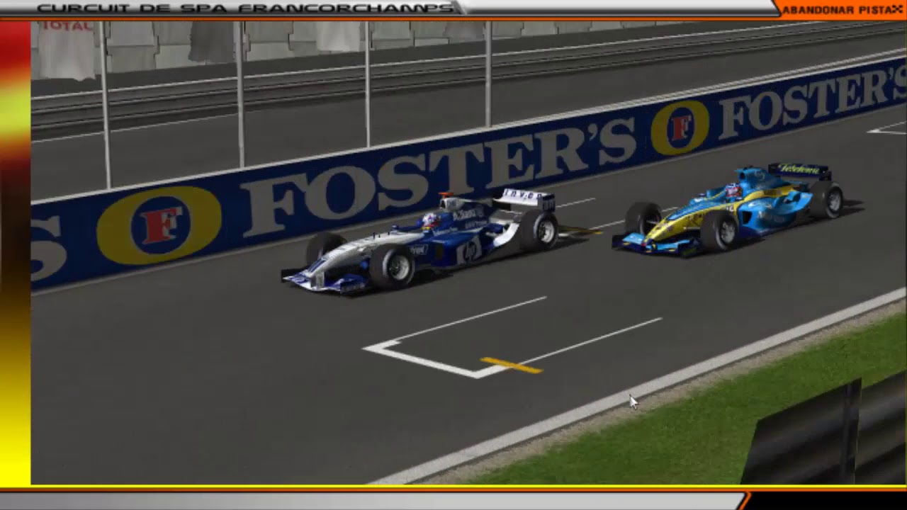 rFactor F1 2004 RH - Williams FW26 5 laps! - PURE V10 INSANE SOUND ...