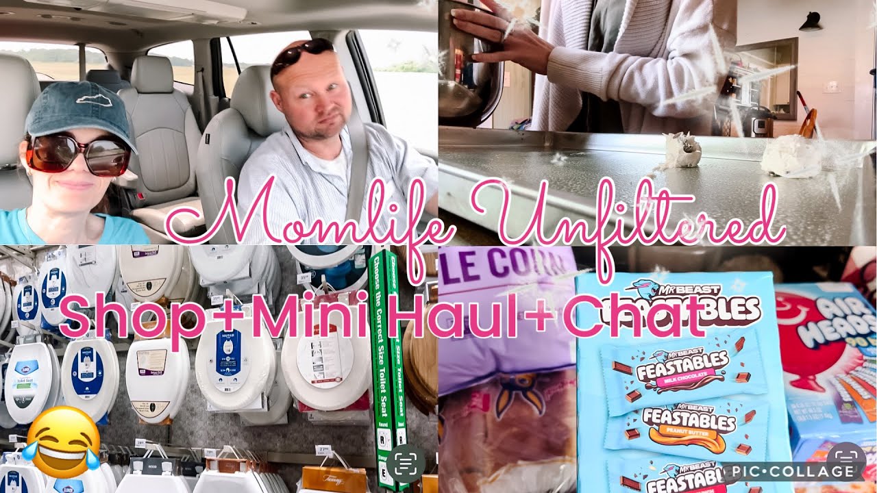 Mom Life Unfiltered | Shopping Day + Chat + Mini Haul - YouTube