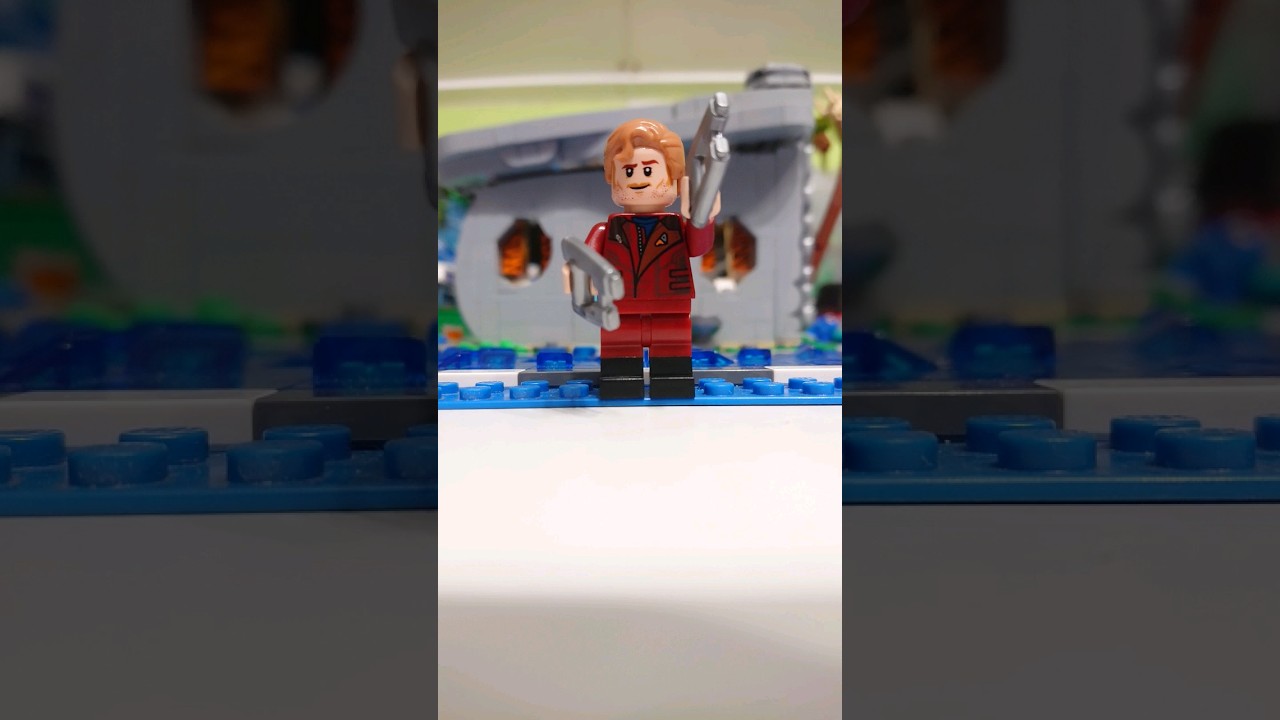 Lego Marvel Minifigure Guardians Of The Galaxy Star Lord Peter Quill # ...