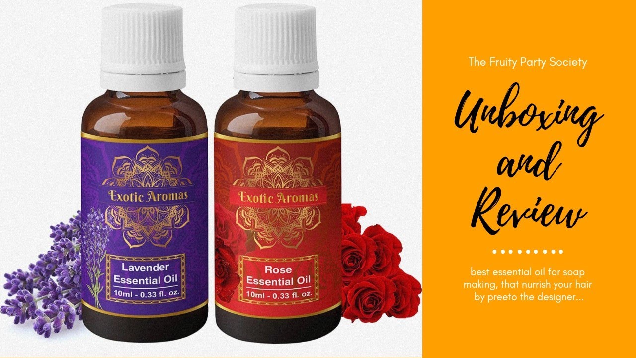 Unboxing and Review of rose and lavender essential oil 😊 #essentialoil ...