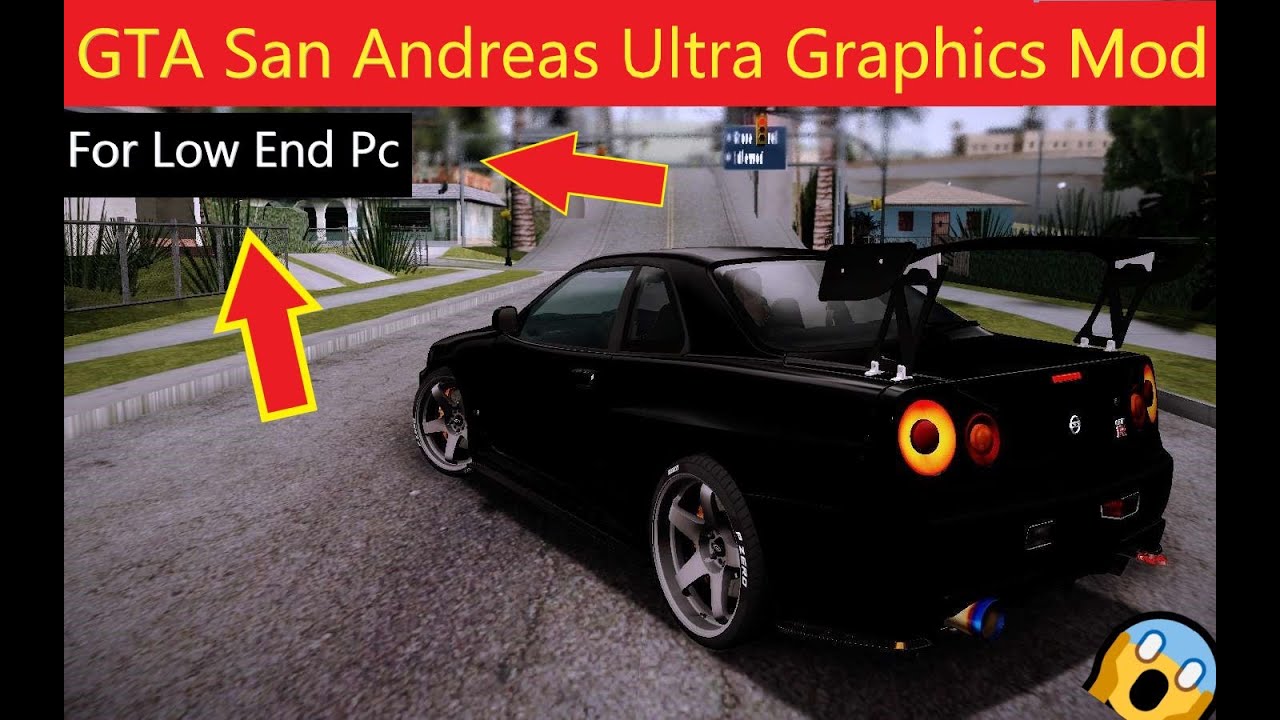 GTA San Andreas Ultra Graphics Mod for Low-End PC | Realistic Graphics ...