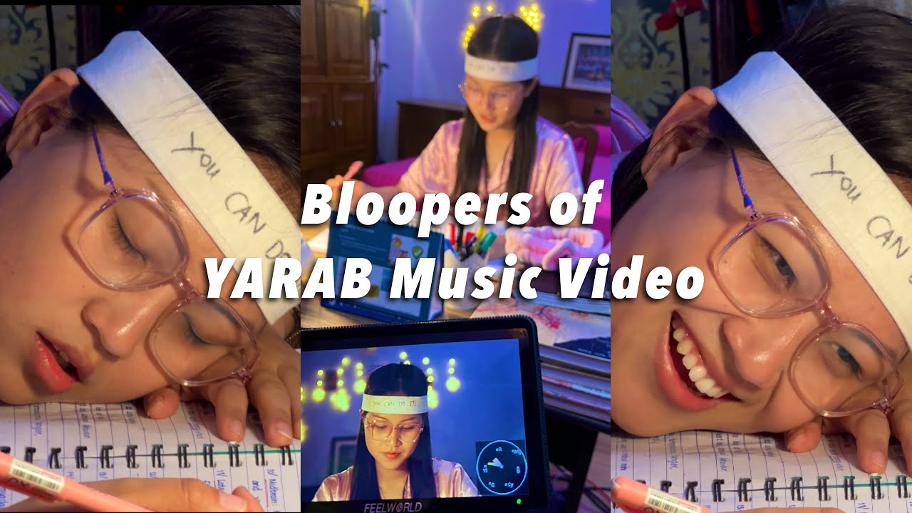 BLOOPERS OF YARAB MUSIC VIDEO | YEEZANG YESHI DELKAR | PART 1 - YouTube