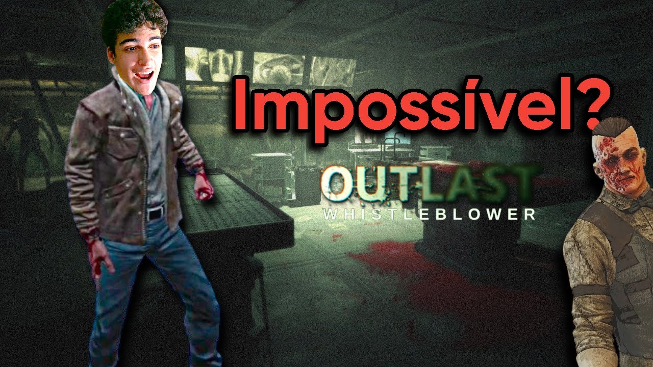 Outlast Whistleblower, mas o MILES (ele mesmo) tá com a perna quebrada ...