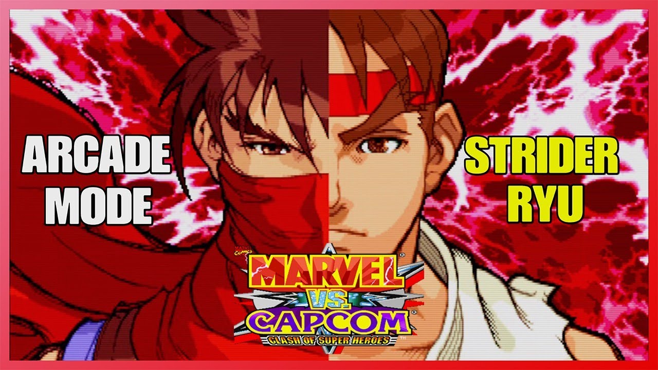 Marvel vs Capcom (PS5) Arcade Mode: Strider/Ryu - YouTube