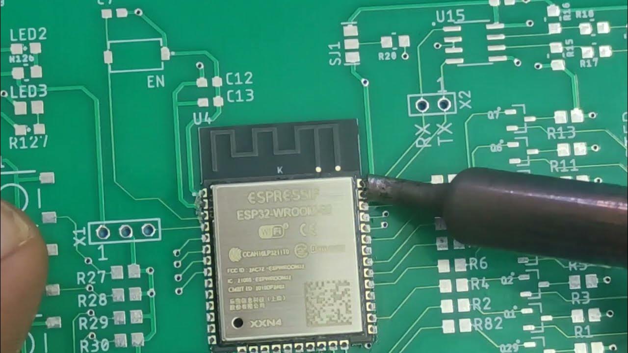 ESP32 SMD Soldering || PCB Assembly - YouTube