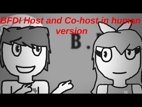 BFDI Host and Co-host in human version - YouTube