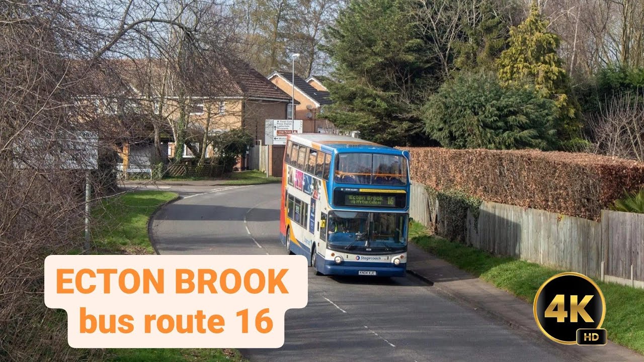 Route 16 Ecton Brook- Town centre Northampton +Map +Timetable - YouTube