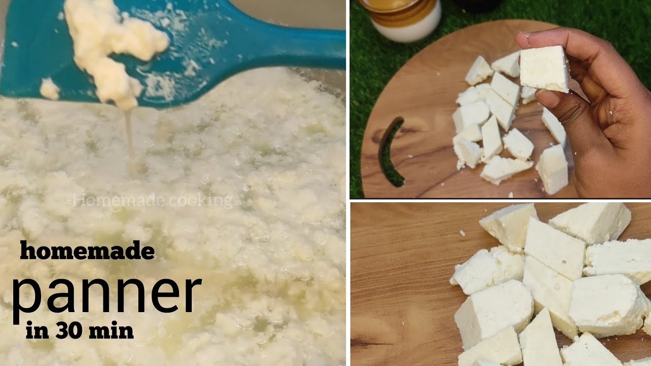 How to make panner at home in 30 min|prepare panner from milk only 2 ...