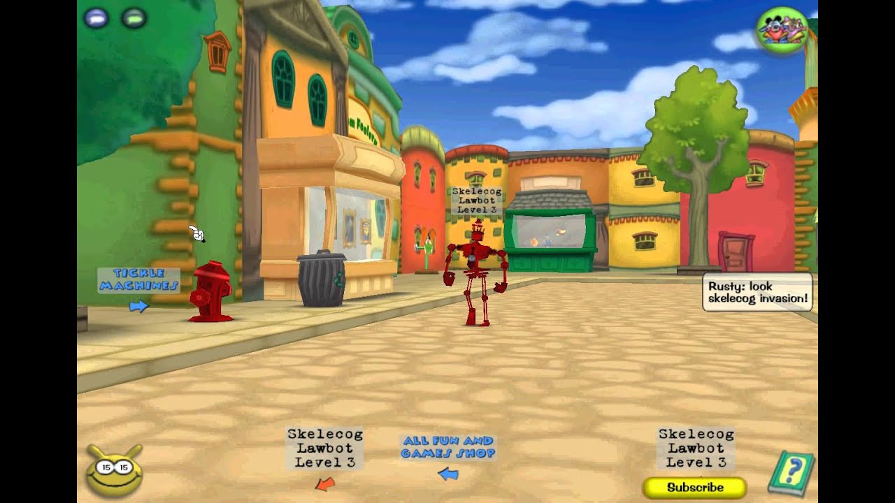 Toontown Skelecog invasion!!! - YouTube