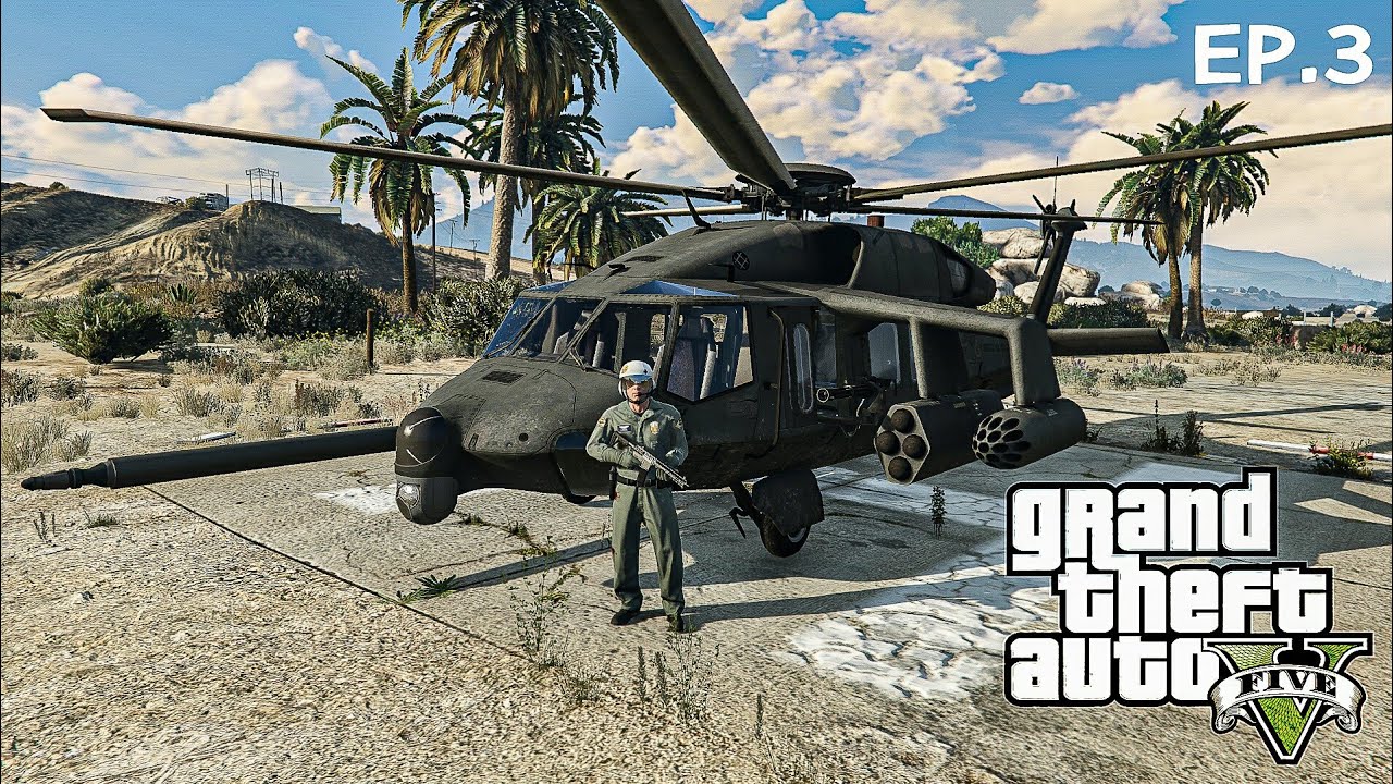 GTA V UH 60 Blackhawk (mod) Gameplay PC HD 1080p60FPS EP.3 - YouTube